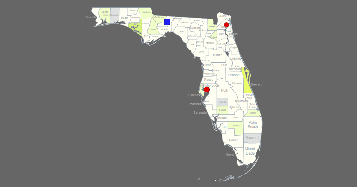 Interactive Map Florida - Fredi Jo-Anne Interactive Map Florida - Fredi Jo-Anne
